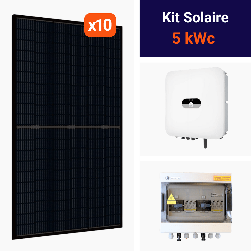 Kit Huawei 5 kWc – 10× DMEGC 500 – 5KTL-L1 monophasé - Ecosolia